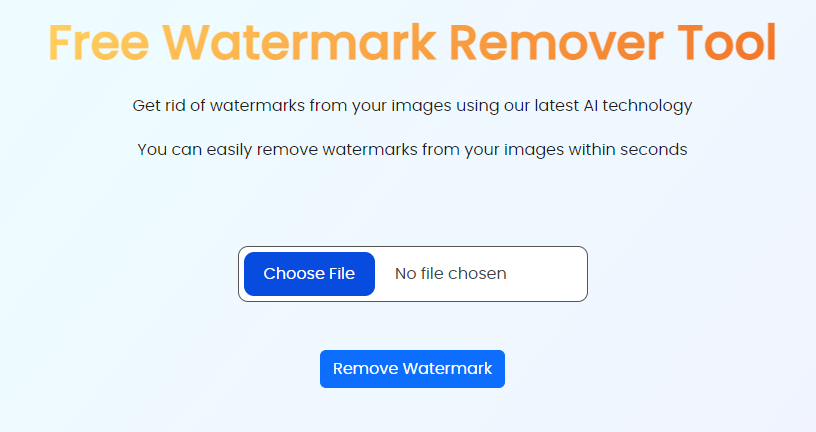 Watermark Remover - Simple Watermark Remover Tool